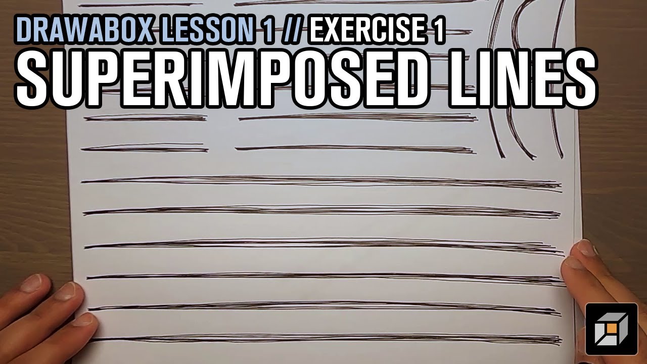 Drawabox Lesson 1, Exercise 1: Superimposed Lines - YouTube