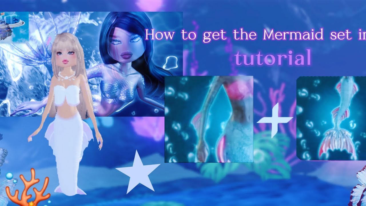 How to get the Mermaid set! 🧜‍♀️ Tutorial! Dti (audio messed up read ...