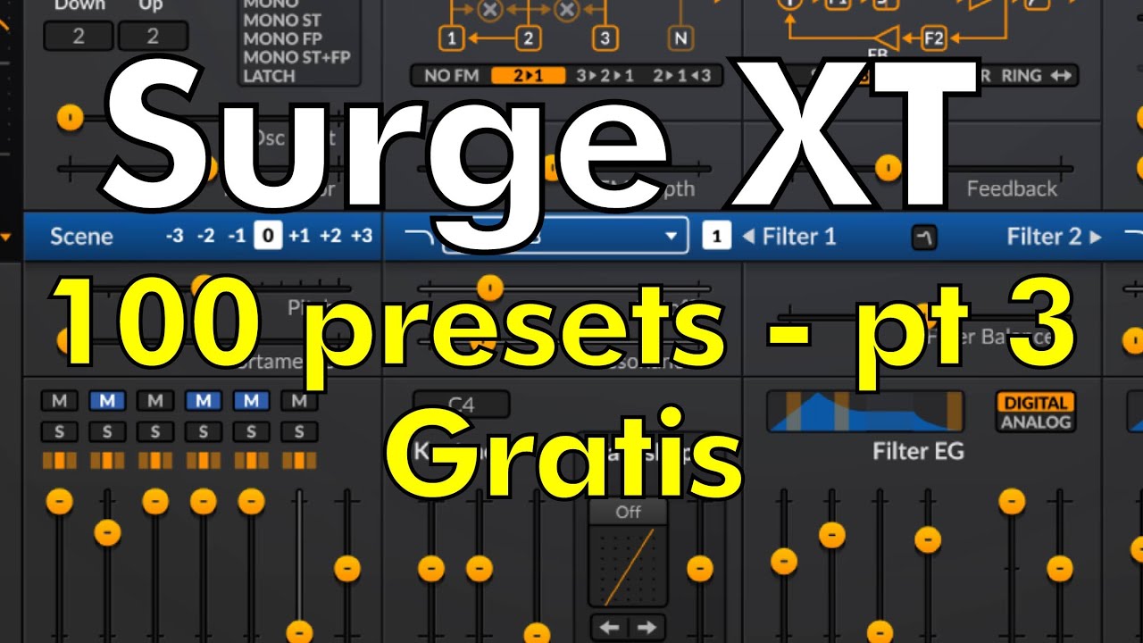 Surge XT 100 presets gratis pt 3 - YouTube