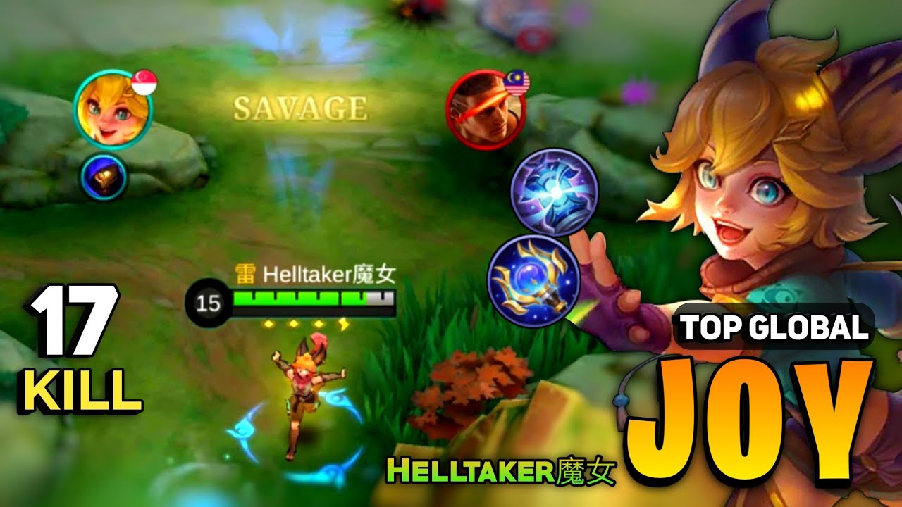 SAVAGE! Joy Jungle Build [ Joy Best Build Top Global ] By Helltaker魔女 ...