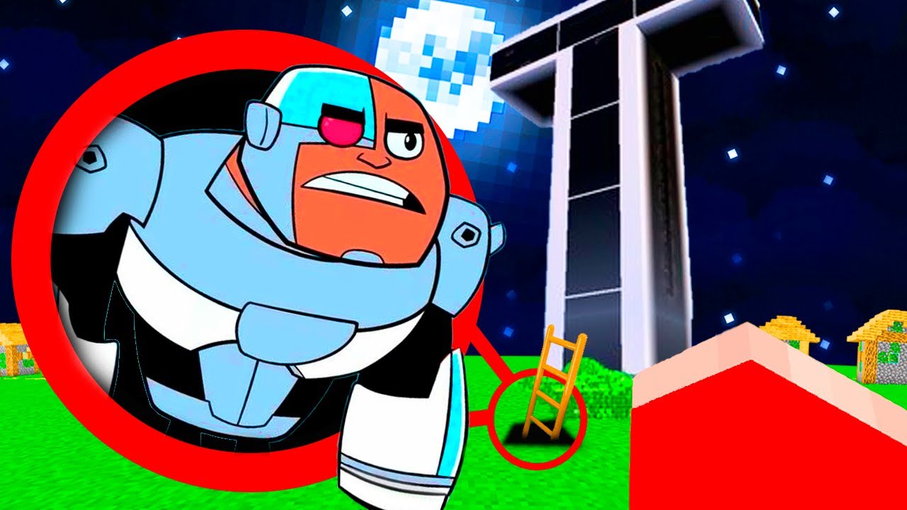 What's inside Cyborg's secret Teen Titans base in Minecraft? - YouTube