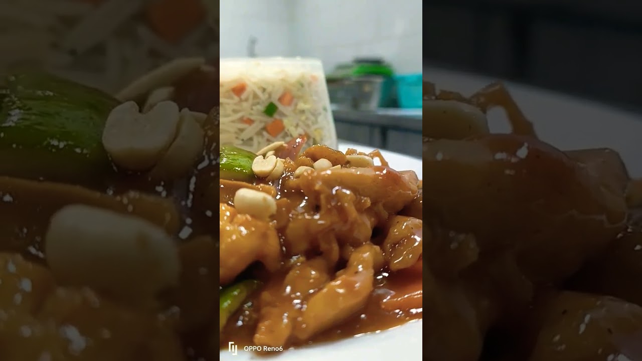Kang pao Chicken with Egg Fried Rice,||. #foodlover #chefclub #chefali ...