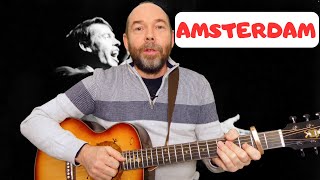 TUTO GUITARE - AMSTERDAM (Jacques Brel) Chords - Chordify