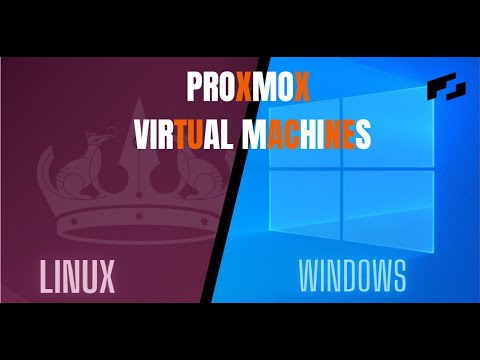 Creating Linux and Windows virtual machines with Proxmox - YouTube