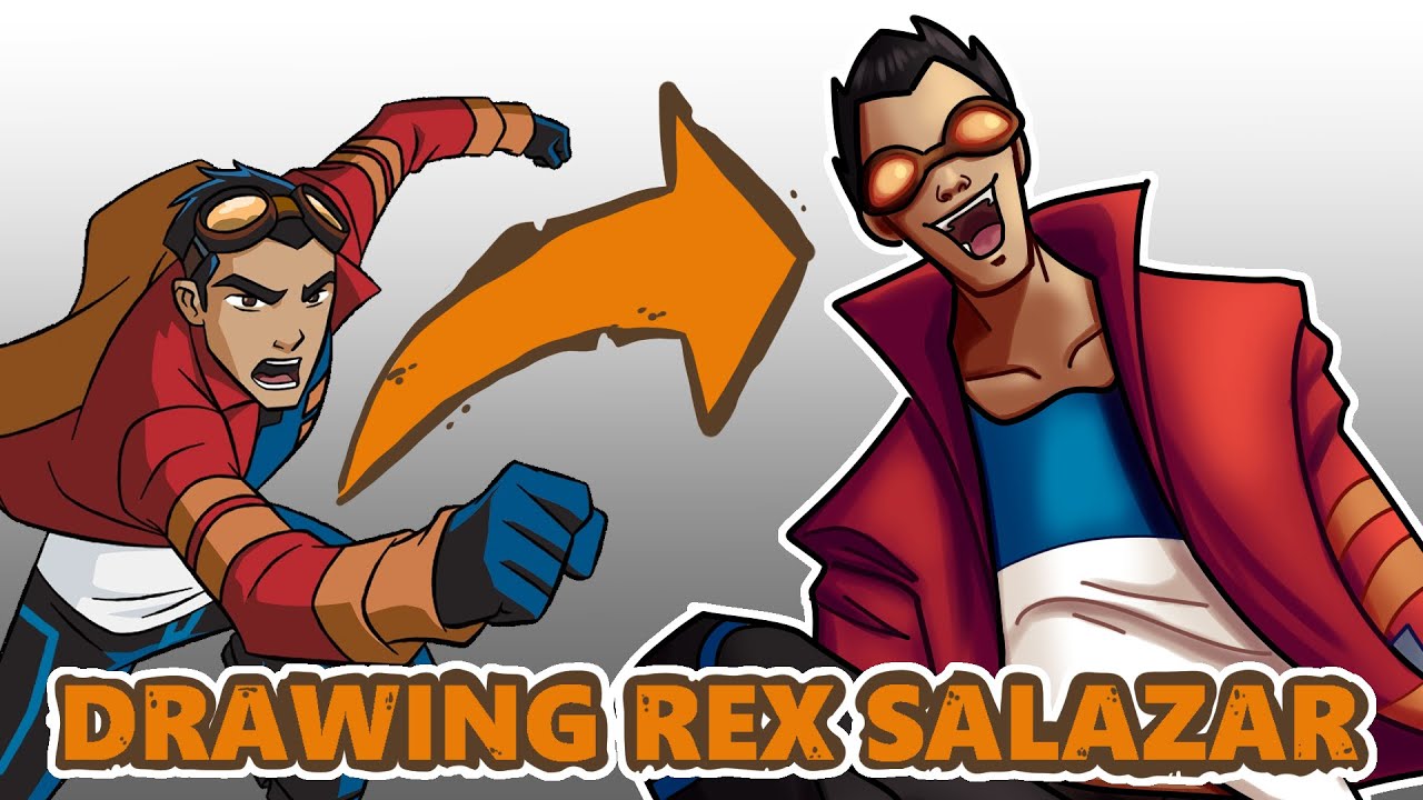 does ANYONE remember this CARTOON? ★ Drawing Rex Salazar ★ - YouTube
