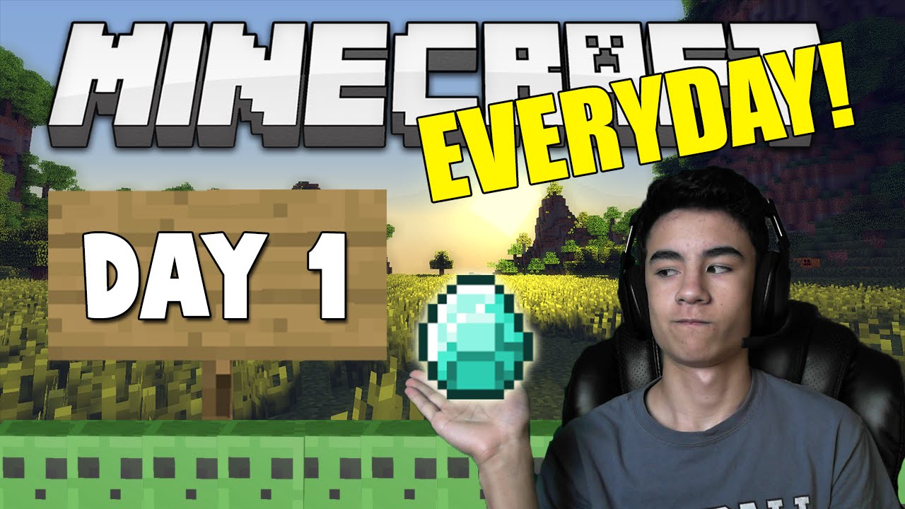 Every Day Minecraft: Our Adventure Begins #1 [Minecraft 1.9 Let's Play ...