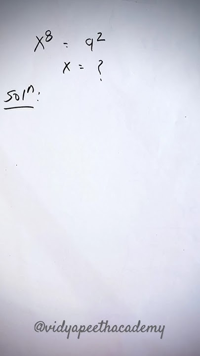 Simplest way to solve Algebra problem #maths #shorts #maths #education ...