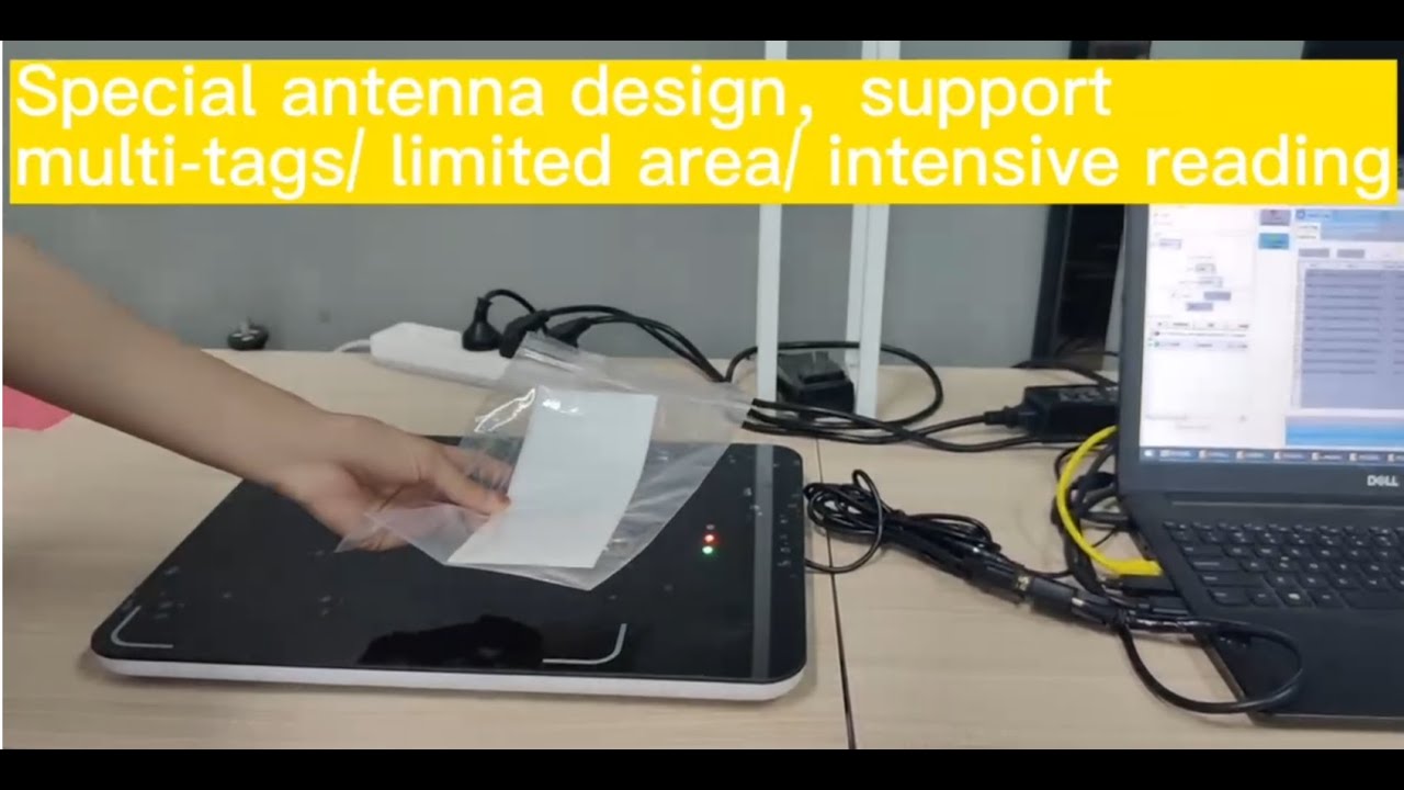 Self-Service UHF RFID Workstation/ Desktop Reader Writer - YouTube