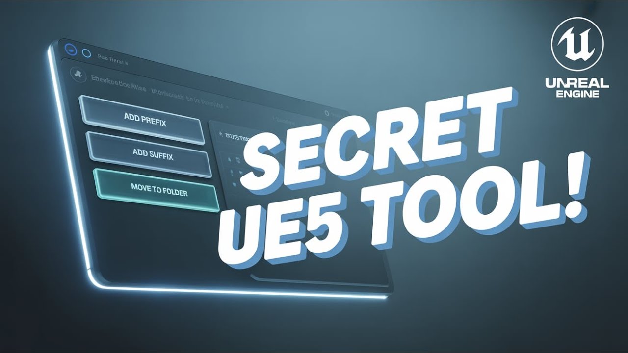 Batch Rename & Organize Like a Pro – Editor Utility Widget Tutorial in UE5 - YouTube