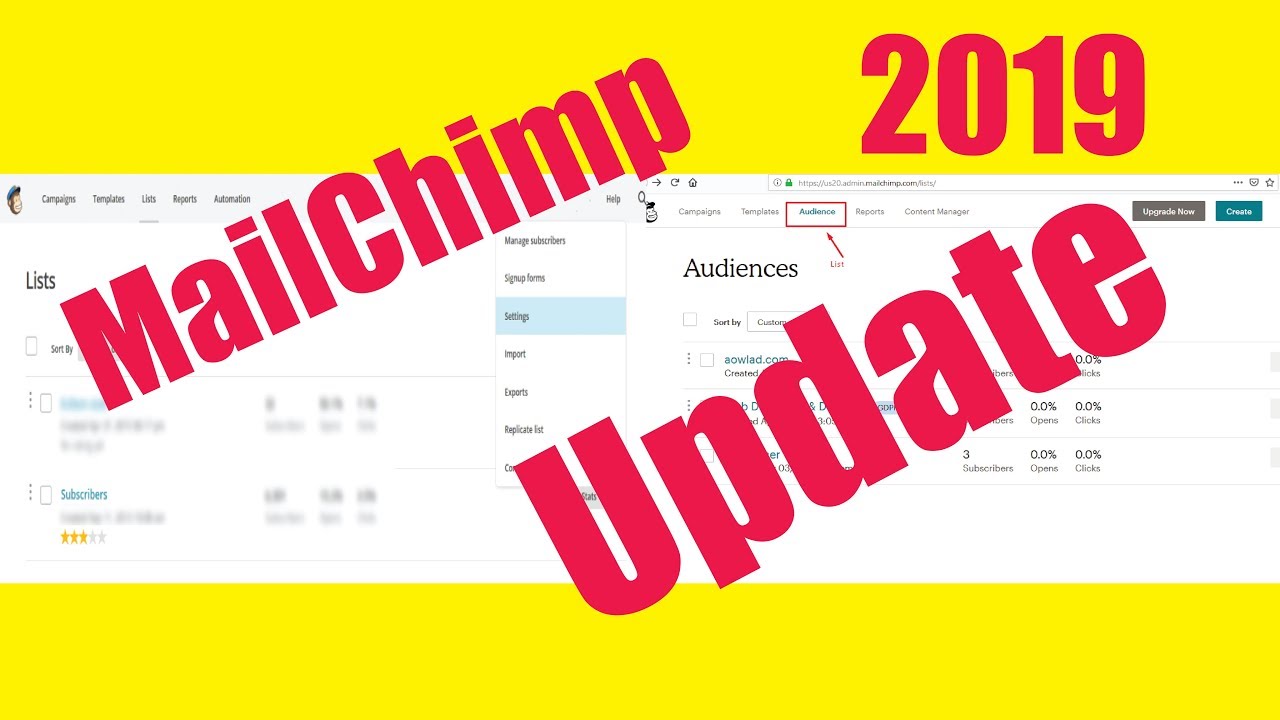 How To Create List In MailChimp 2019 YouTube how-to-create-list-in-mailchimp-2019-youtube