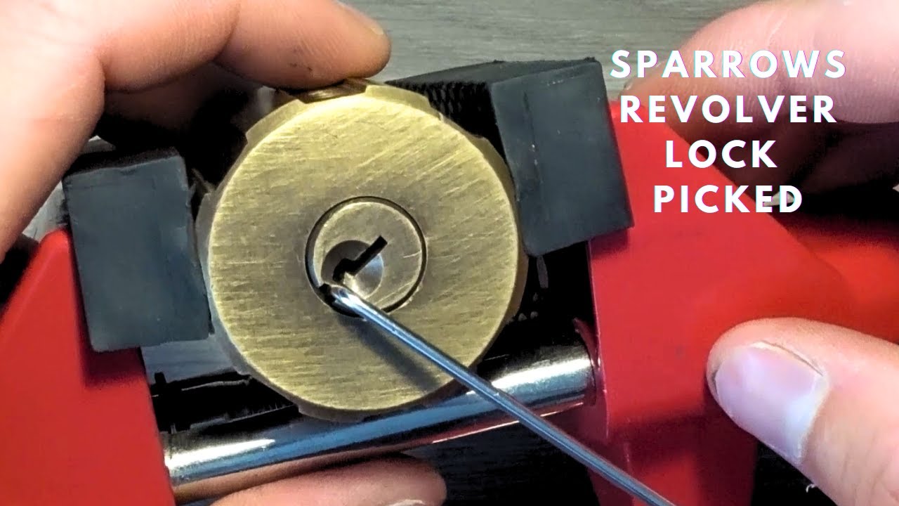 [25] Picking Sparrows Revolver challenge lock (Standard Pins) - YouTube