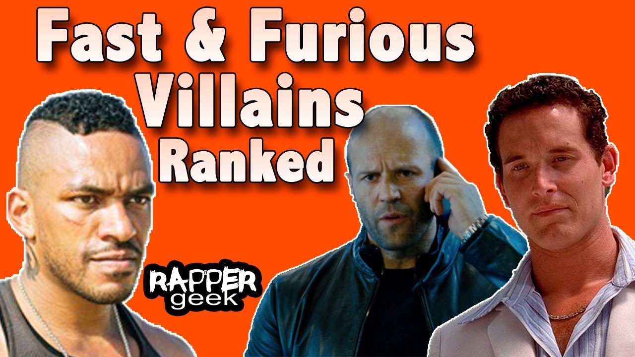 All 9 Fast & Furious Villains RANKED (With Hobbs & Shaw) - YouTube