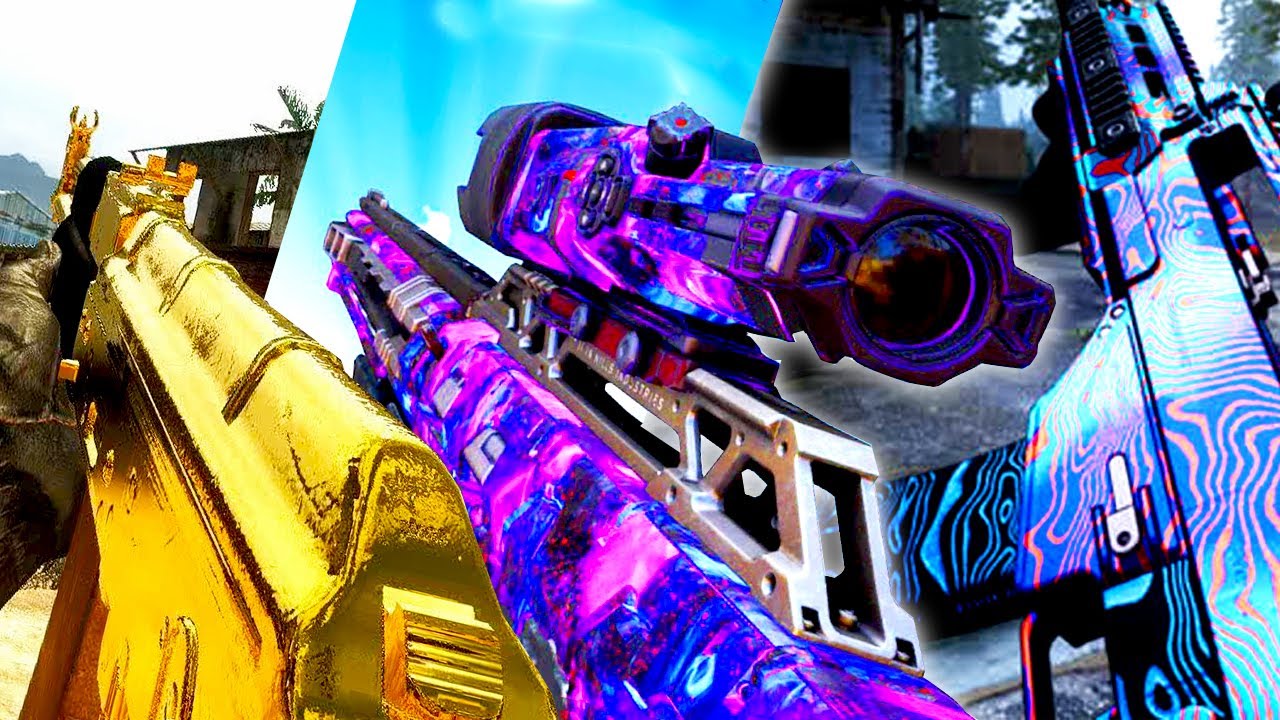 TODAS AS CAMUFLAGENS RARAS DE CALL OF DUTY [Mastery Camos - Multiplayer ...