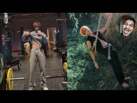 TXT Taehyun at Gym Showing ABS - YouTube