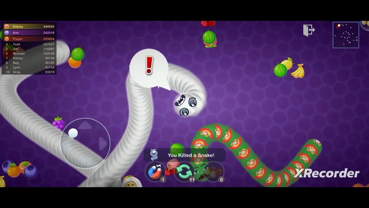 growths bigger/worm game - YouTube