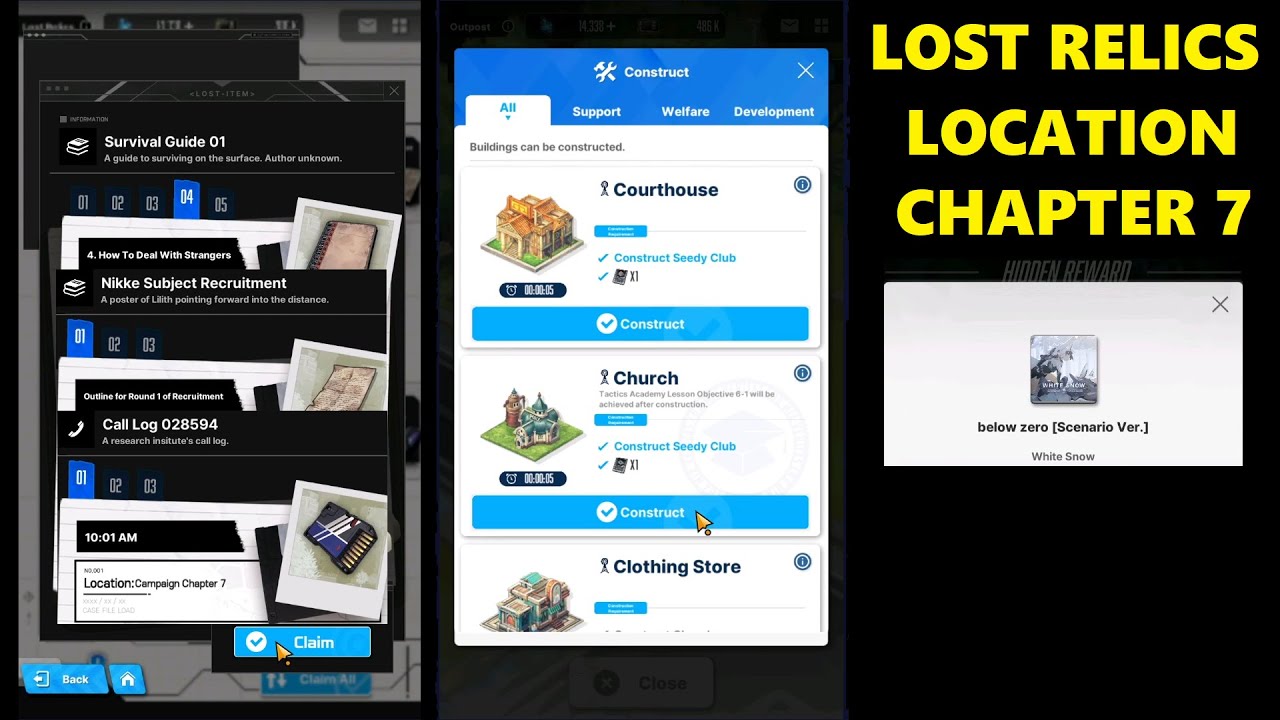 Hidden Reward / Lost Relics Location at Stage 7 | GODDESS OF VICTORY ...