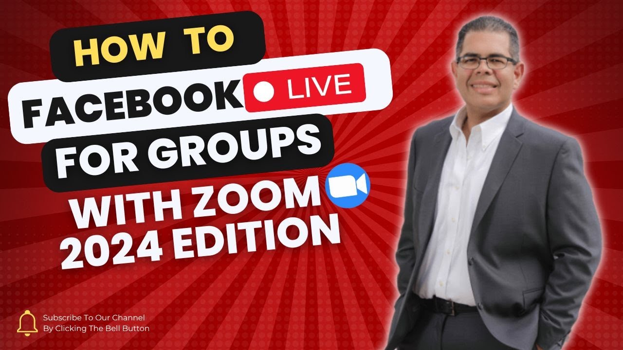 How to use Zoom with Facebook Live in Groups - 2024 Edition - YouTube