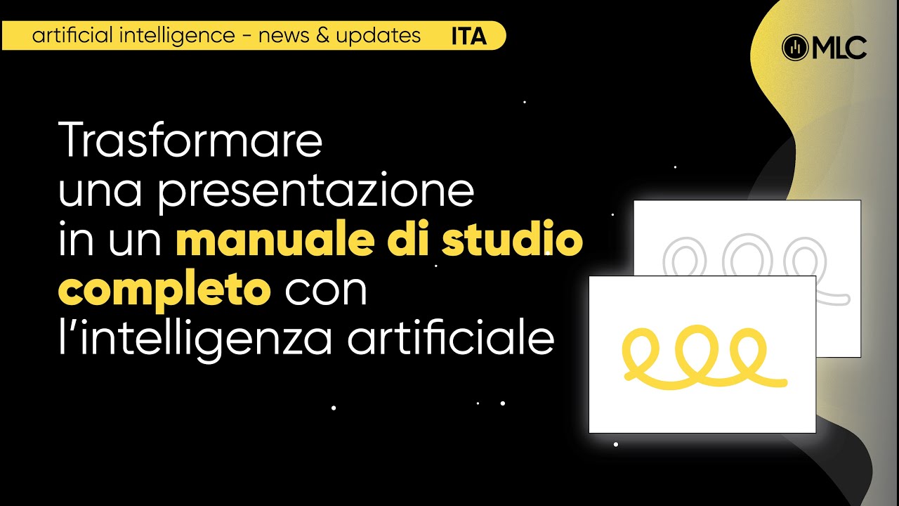 Trasformare una presentazione in un manuale di studio completo con l ...