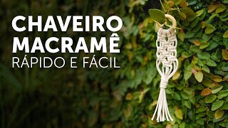 DIY Chaveiro de Macramê | Tutorial Passo a Passo | Doovi