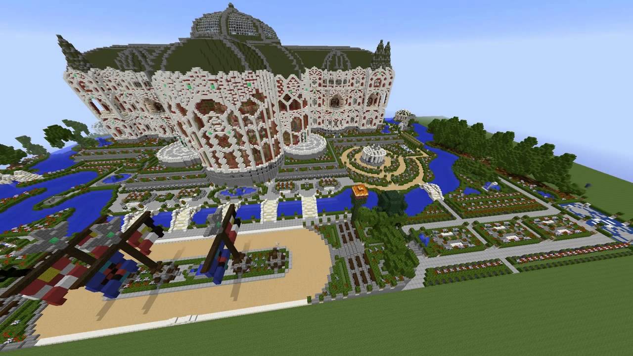 Minecraft Timelapse - Royal Mansion Build by Zixman TV and Black ...