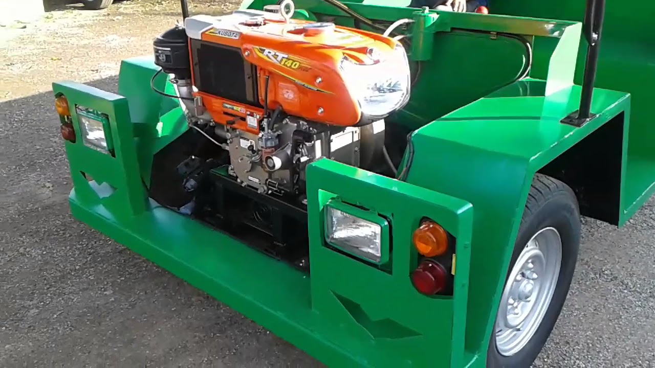 รถอีแต๋นเครื่อง KUBOTA RT140 DI PLUS 14 HP - YouTube