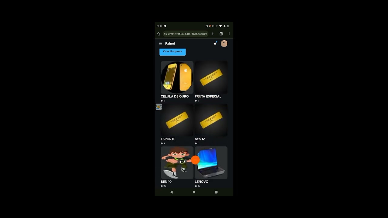 como criar uma game pass no Roblox para ganha muitos robus - YouTube