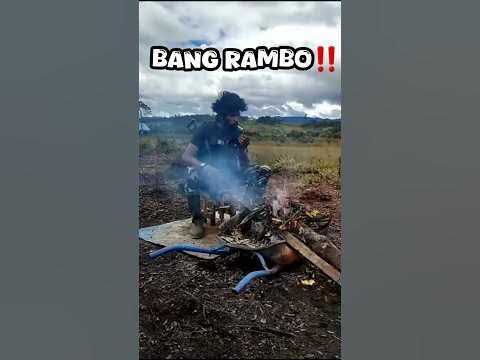 BANG RAMBO DI PEGUNUNGAN PAPUA‼menyala🔥 #viralvideo - YouTube