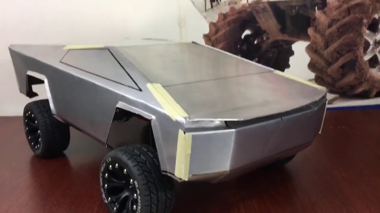 TESLA CYBERTRUCK RC BODY BUILD - YouTube