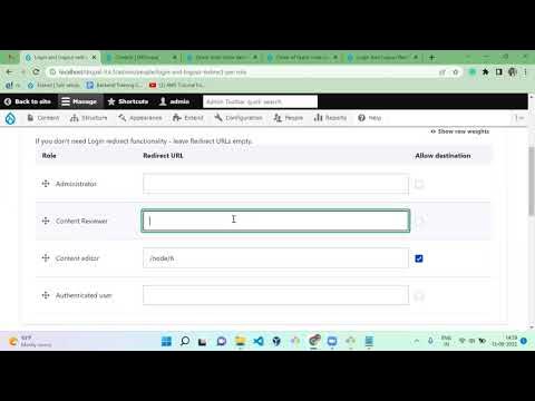 Complete Documentation to use Login And Logout Redirect Per Role module in Drupal | D4Drupal ...