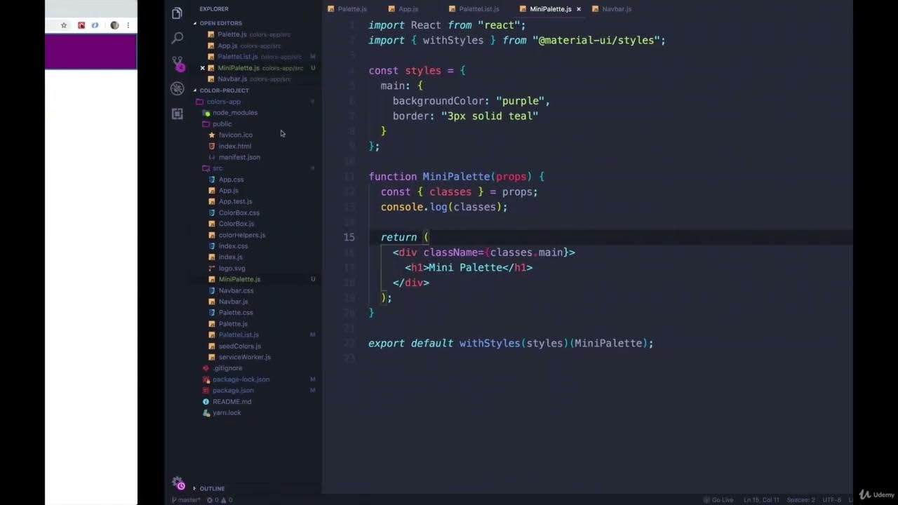 Introducing withStyles HOC - YouTube