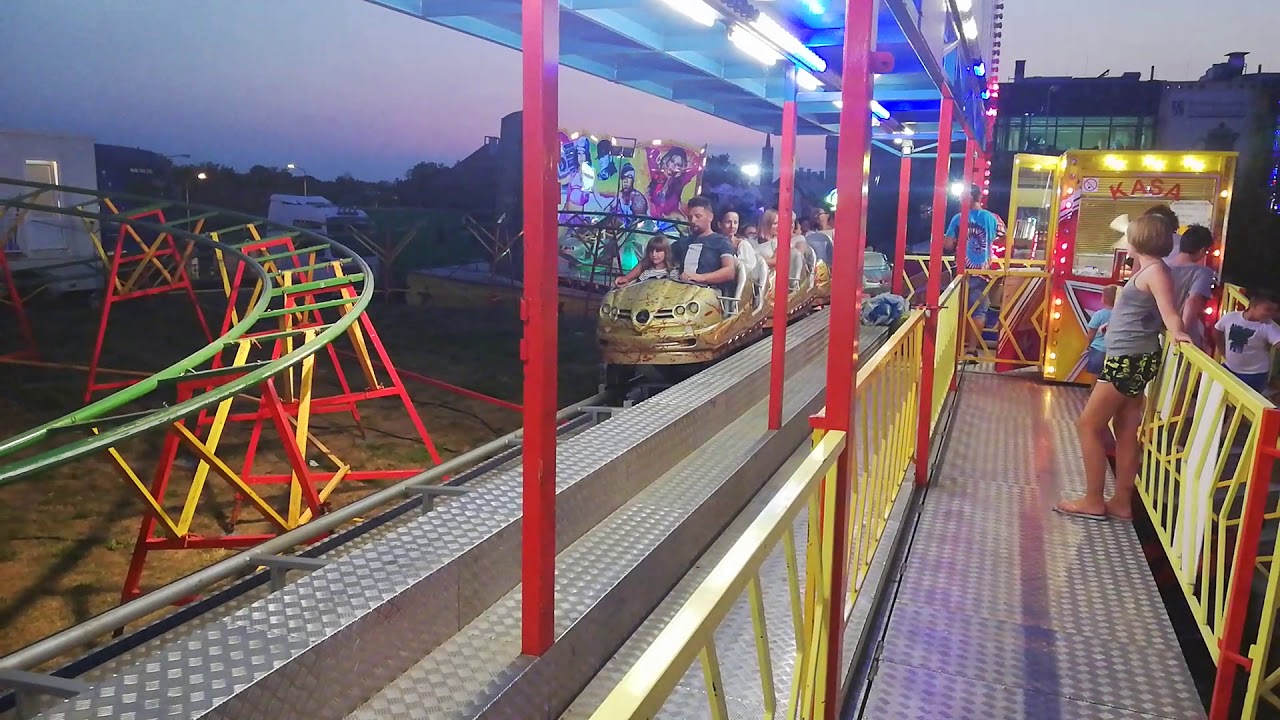 Slow roller coaster ride - YouTube