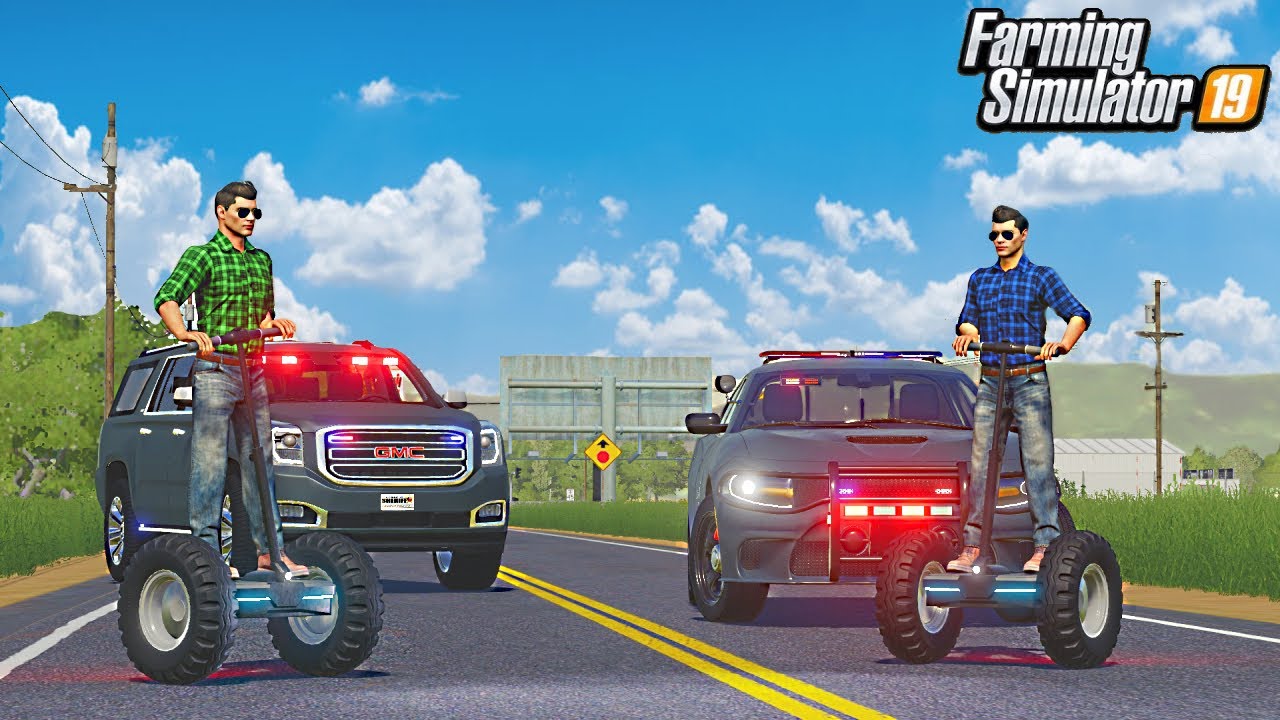 TROLLING COPS WITH SEGWAY (PAUL BLART) | (Rich Redneck FS19) - YouTube