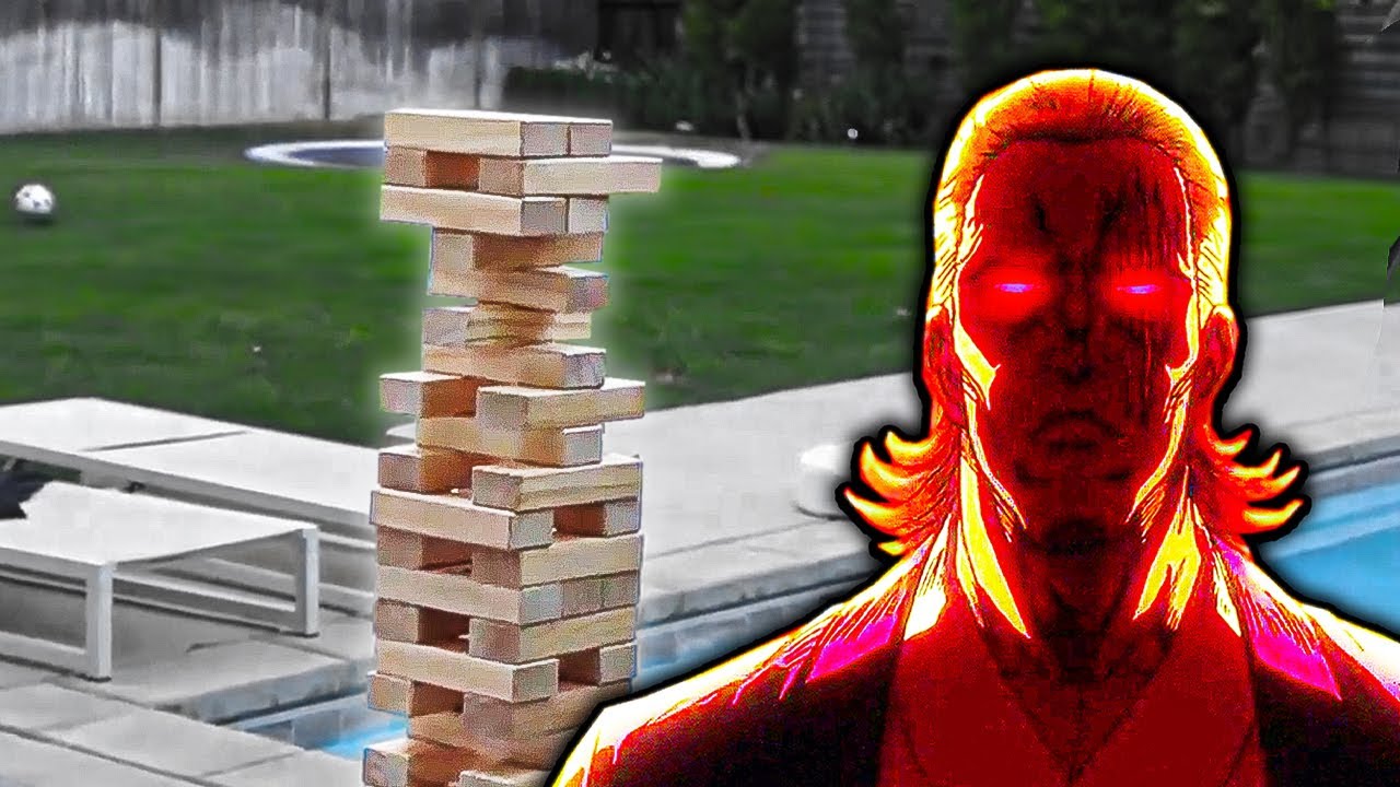 PACKGOD plays jenga.. (IRL) 🤣 - YouTube