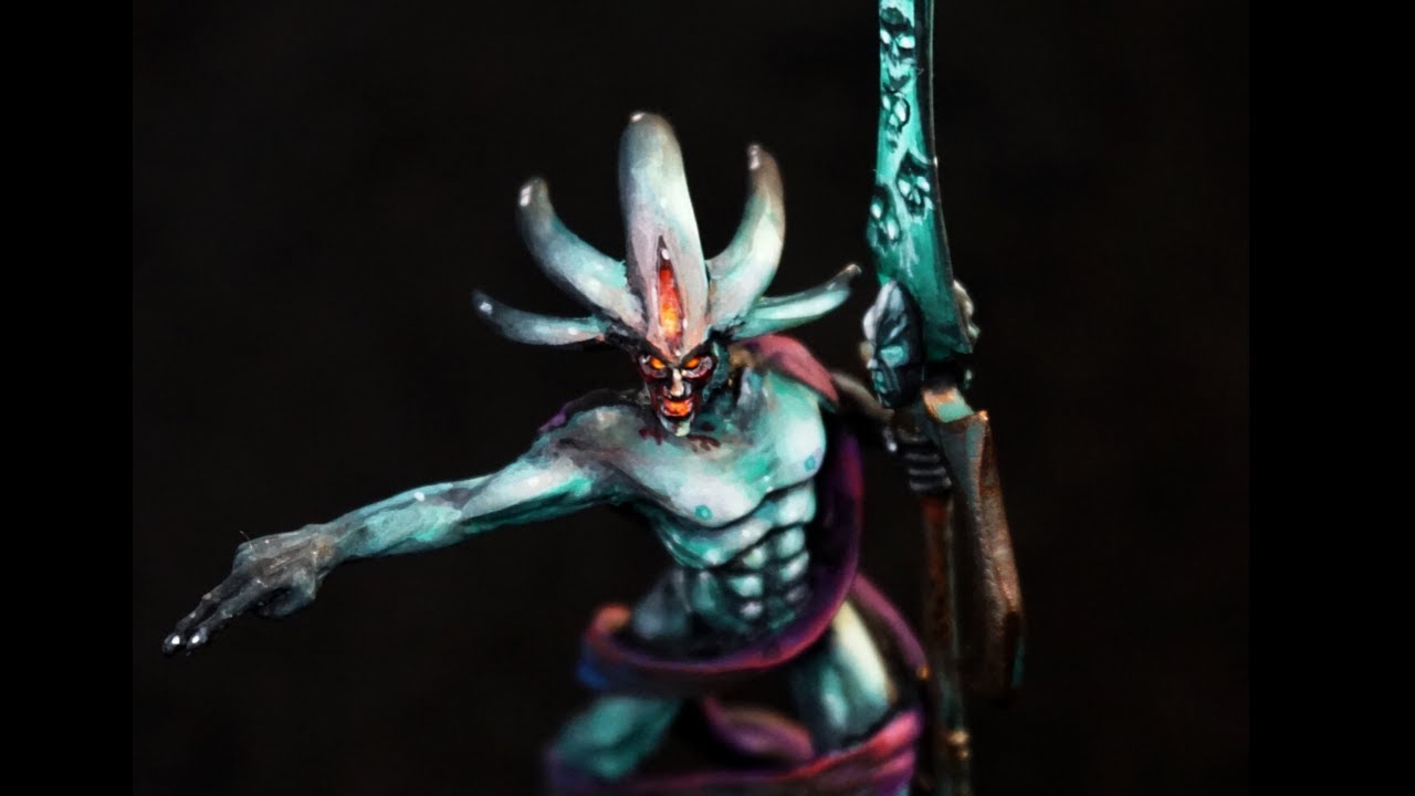 WARHAMMER 40.000 AVATAR OF CEGORACH (Eldar Harlequin Avatar) | Conversion & Paintjob | SHOWCASE ...