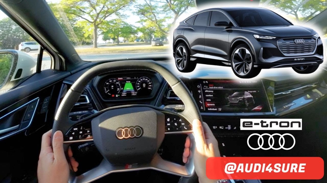 NEW 2023 Audi E-Tron Q4 POV Virtual Test Drive! - YouTube