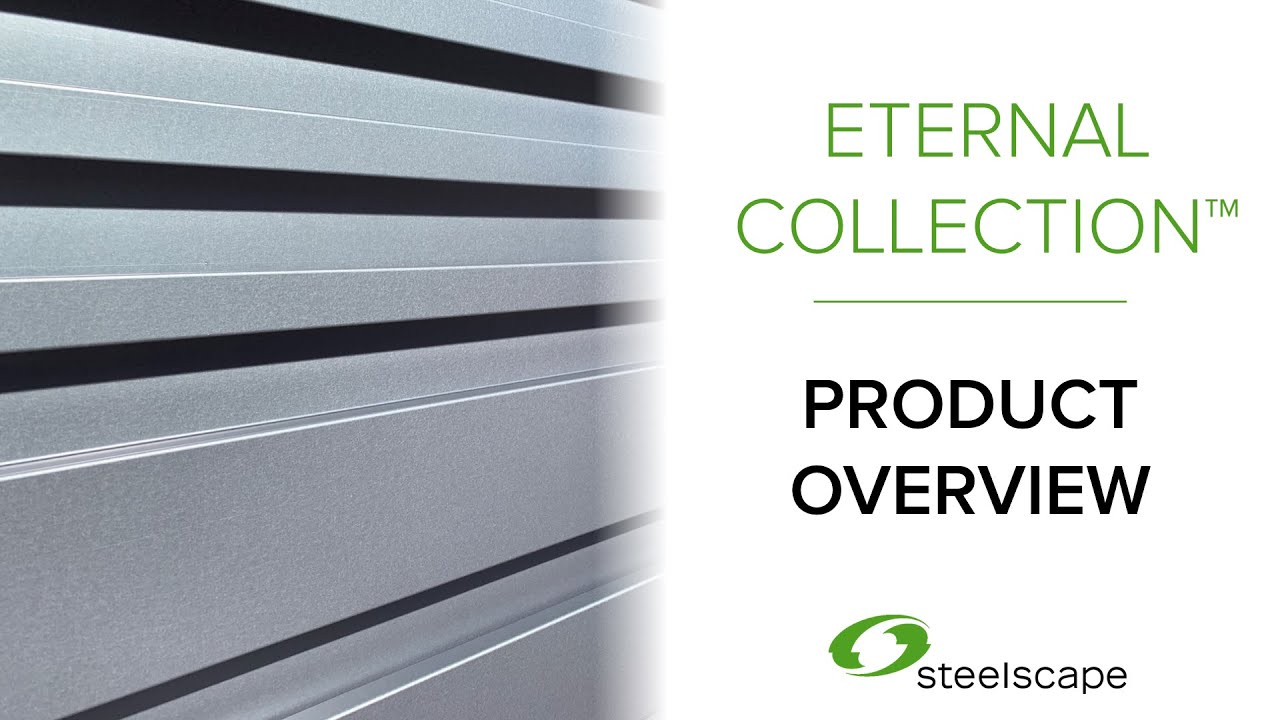 Eternal Collection® by Steelscape - Brand New Colors for 2019 - YouTube