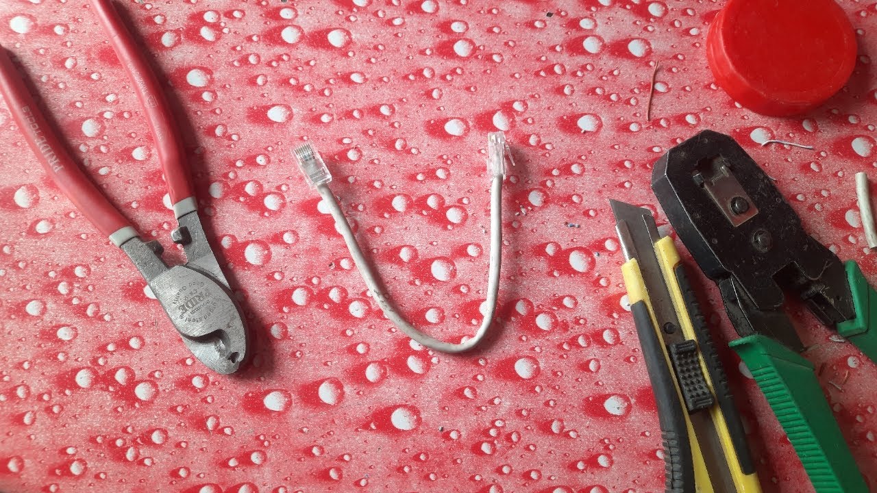 How To Make RJ45 Network Patch Cables - Cat 5E and Cat 6 - YouTube