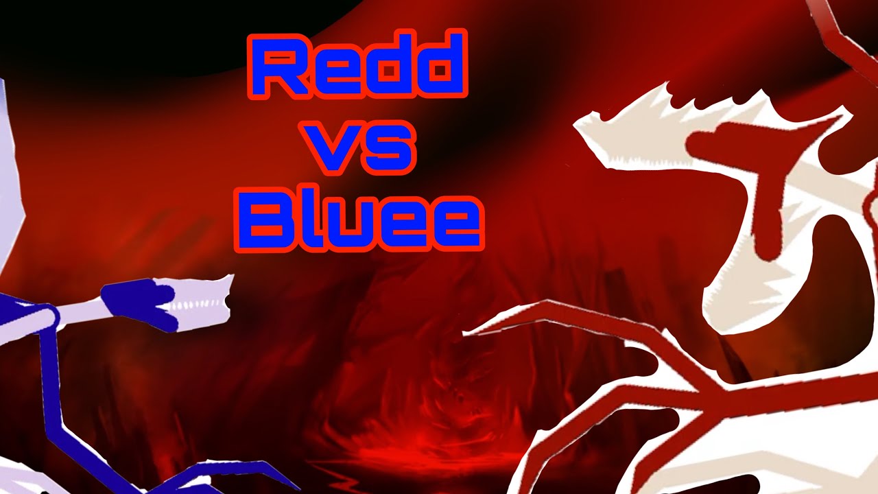 Redd vs bluee (among us imposters battle)sticknodes animation - YouTube