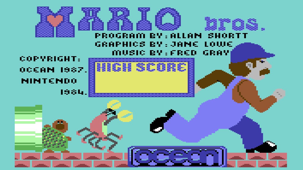 1987 Super Mario Title