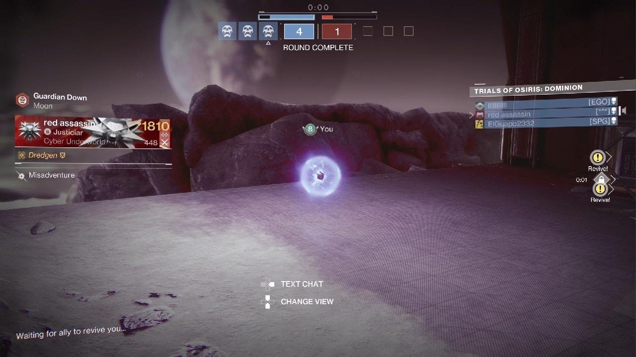 Destiny 2 frozen while in trials - YouTube