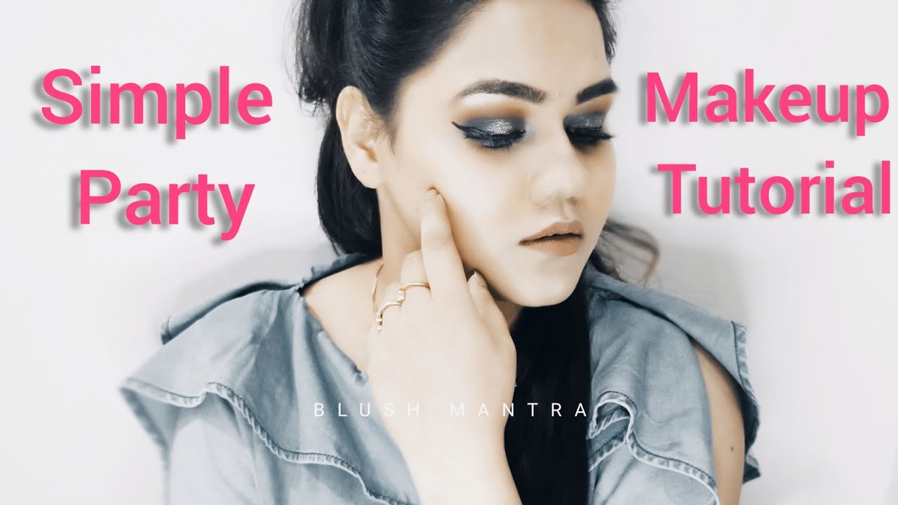 Simple makeup/ Step by Step makeup tutorial / light Blue Makeup look # ...