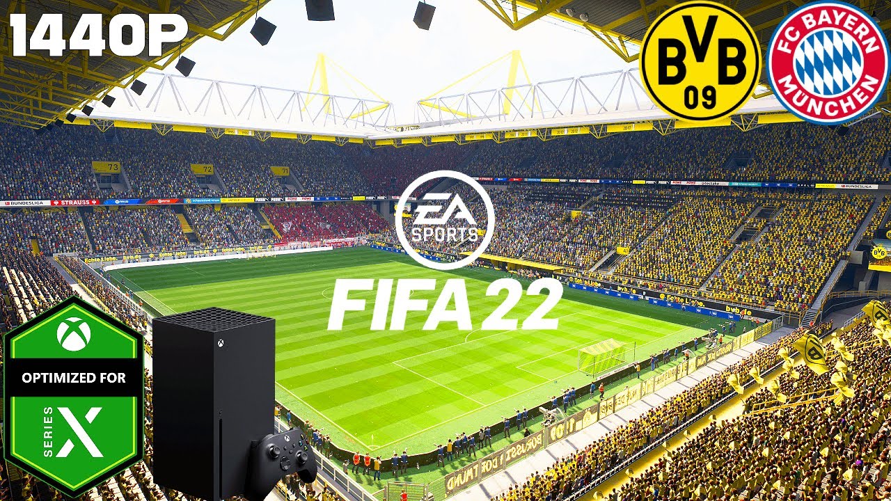 FIFA 22 | Xbox Series X | Next Gen | 1440p | Dortmund v Bayern Munich ...