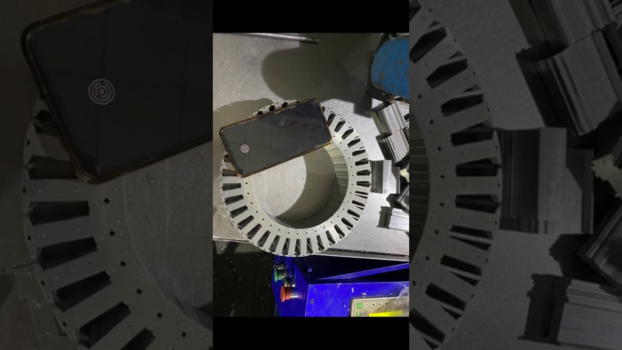 motor stator rotor lamination stamping progressive die - YouTube