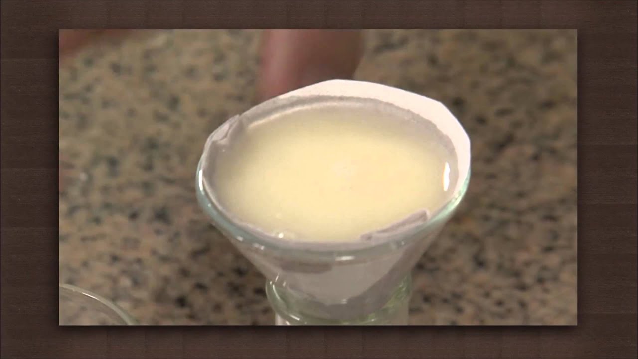 Filtering Using Filter Paper - YouTube