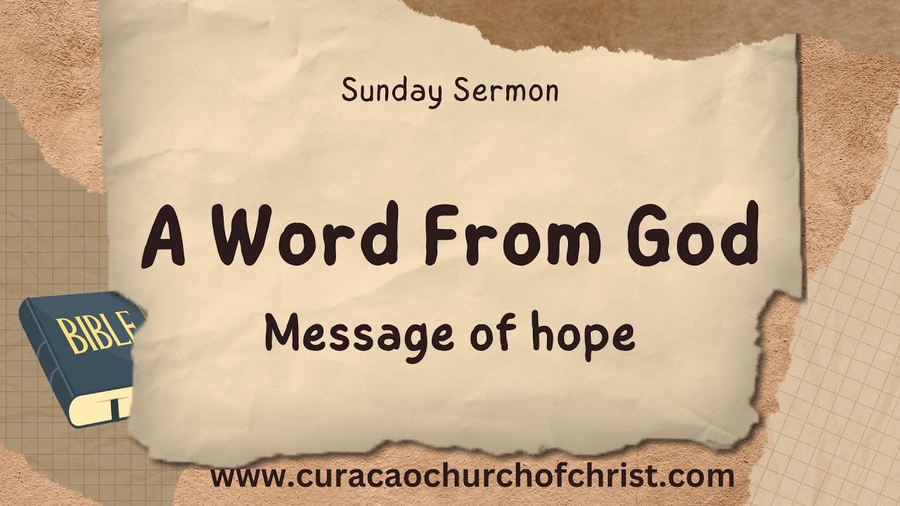 A Word From God - YouTube