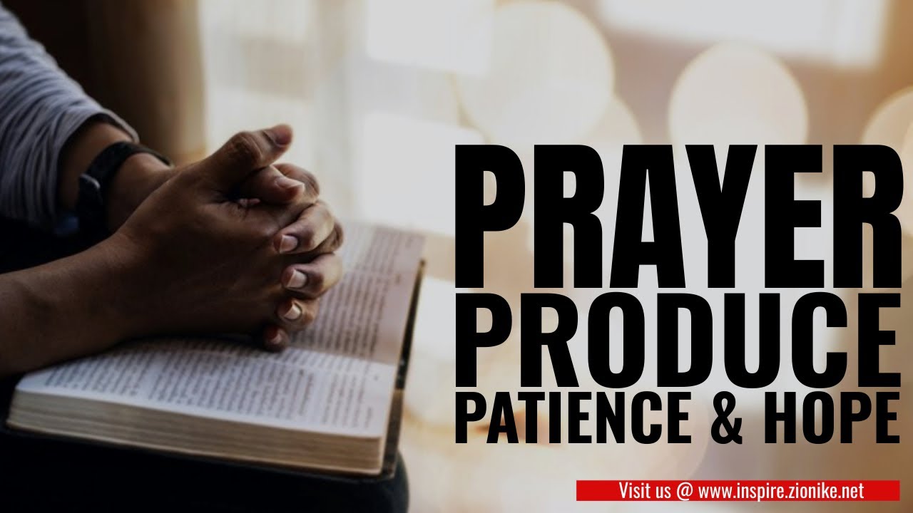 Daily Devotional | ONE MINUTE WISDOM TODAY! | Prayer Produces Patience ...