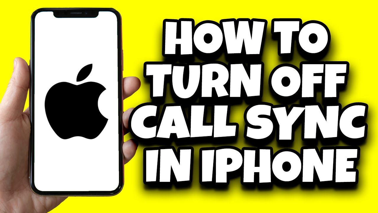 How To Turn Off Call Sync On iPhone (Step By Step) - YouTube