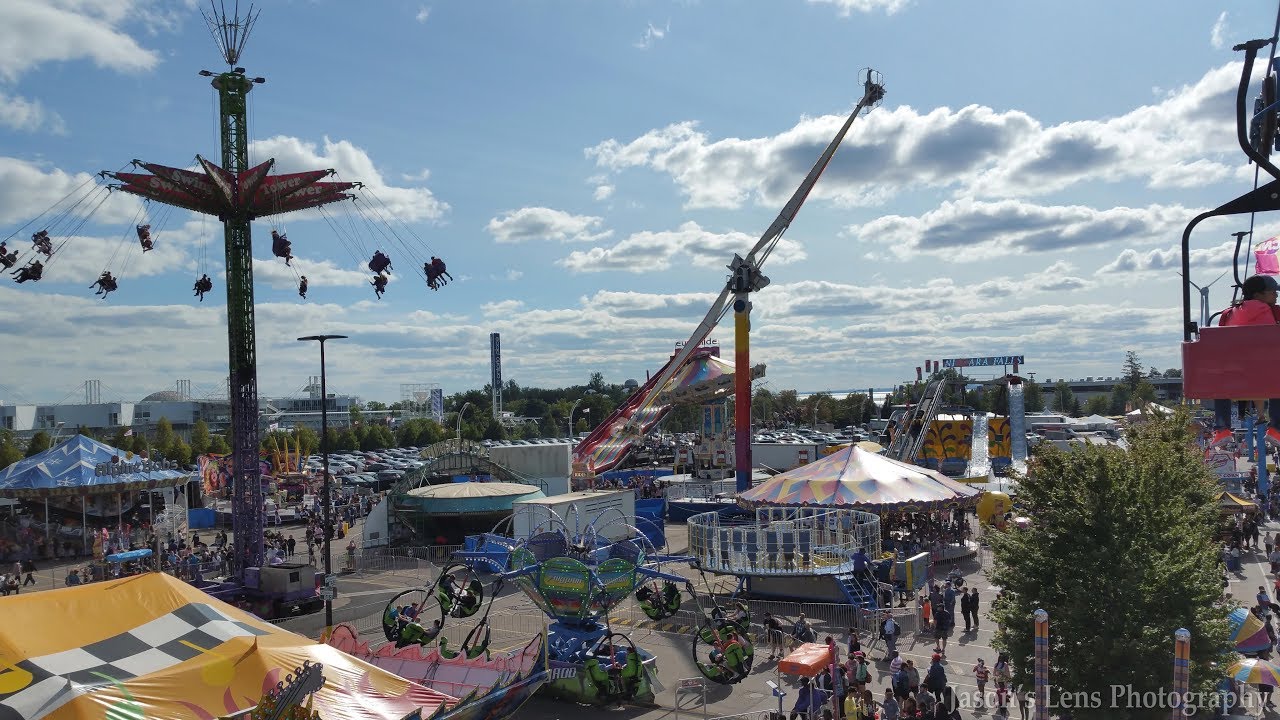 CNE 2017 Sky Ride Aerial View - YouTube