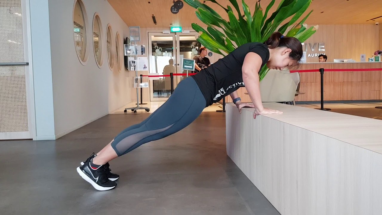 How to | Incline Push up Pulses - YouTube