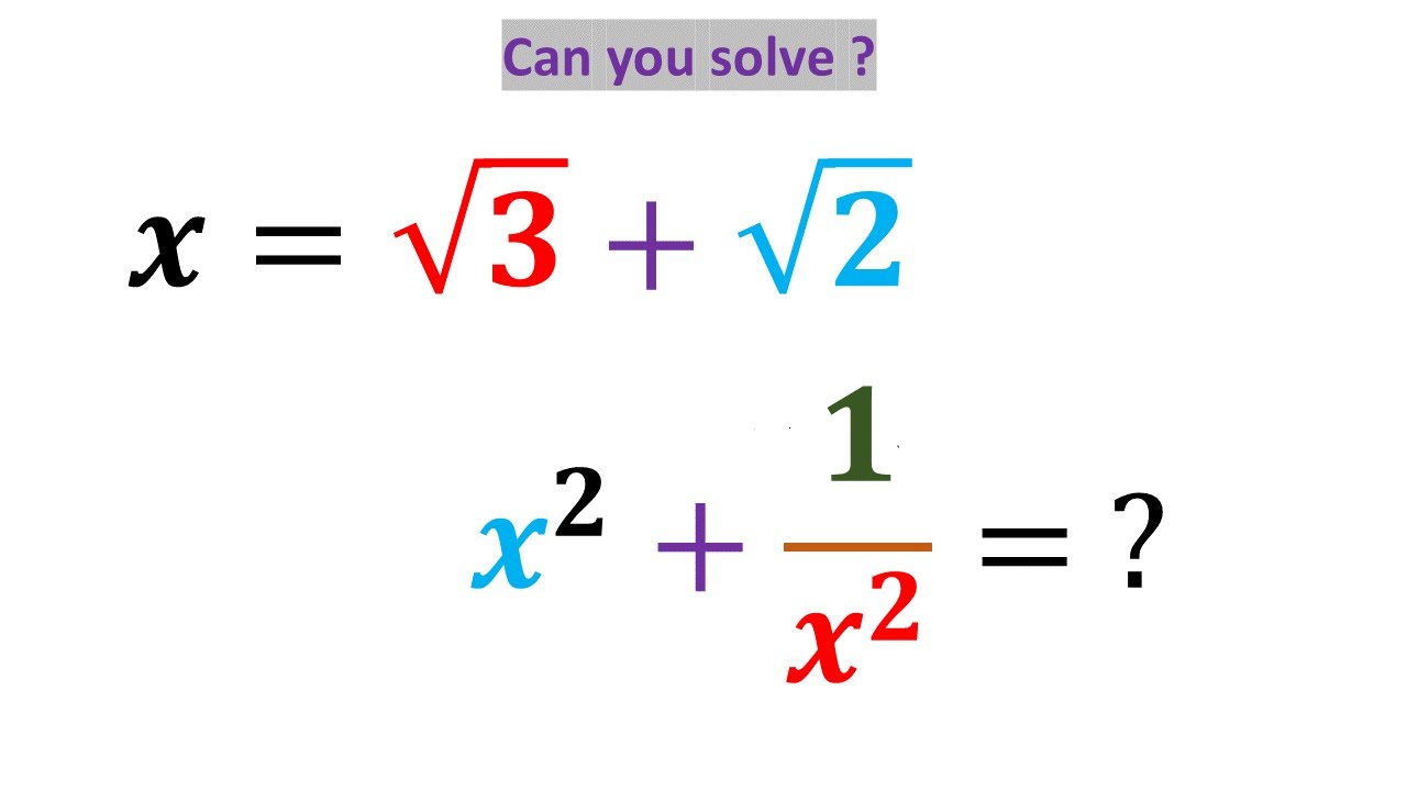 A Problem on Rationalization | High School Algebra Problem - YouTube